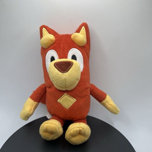 Toys | Bluey Plush Rusty Dog 7approx Orange Yellow Kids Tv Cartoon Soft ...